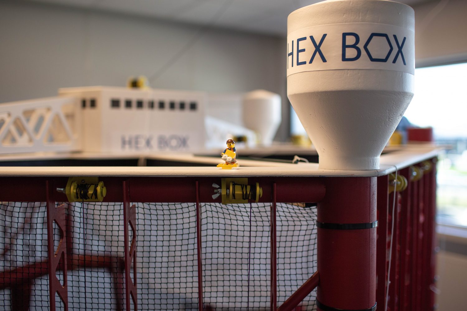 Testing our net, the most important equipment on the Hex Box